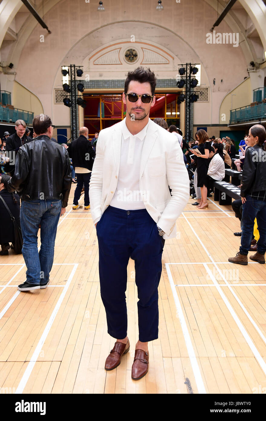 David gandy runway hi-res stock photography and images - Alamy