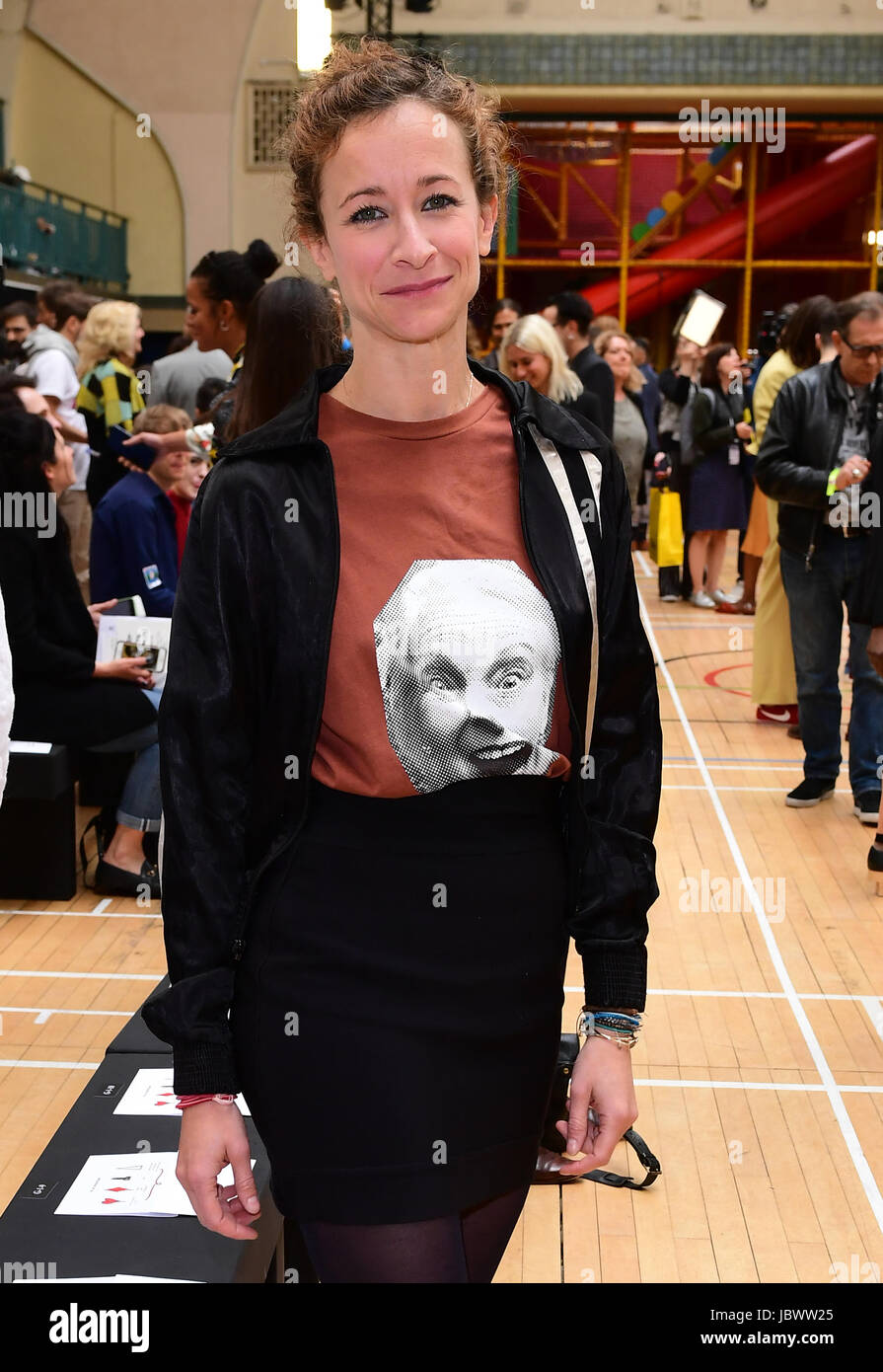 Leah Wood during the Vivienne Westwood show as part of London Fashion ...