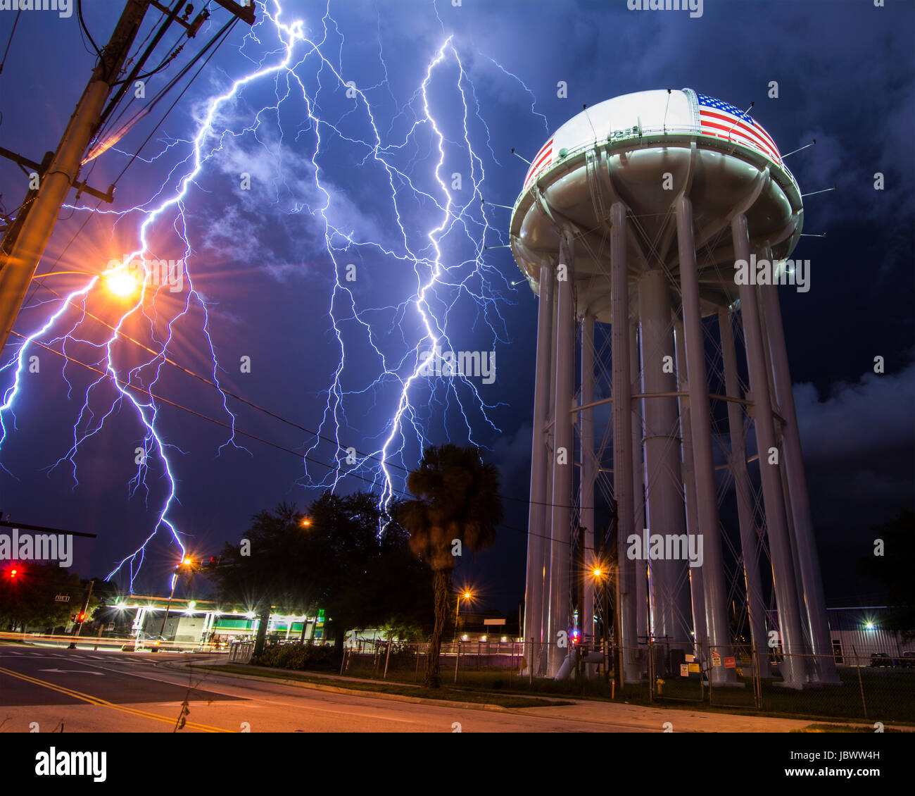 Lightning strikes florida hi-res stock photography and images - Alamy