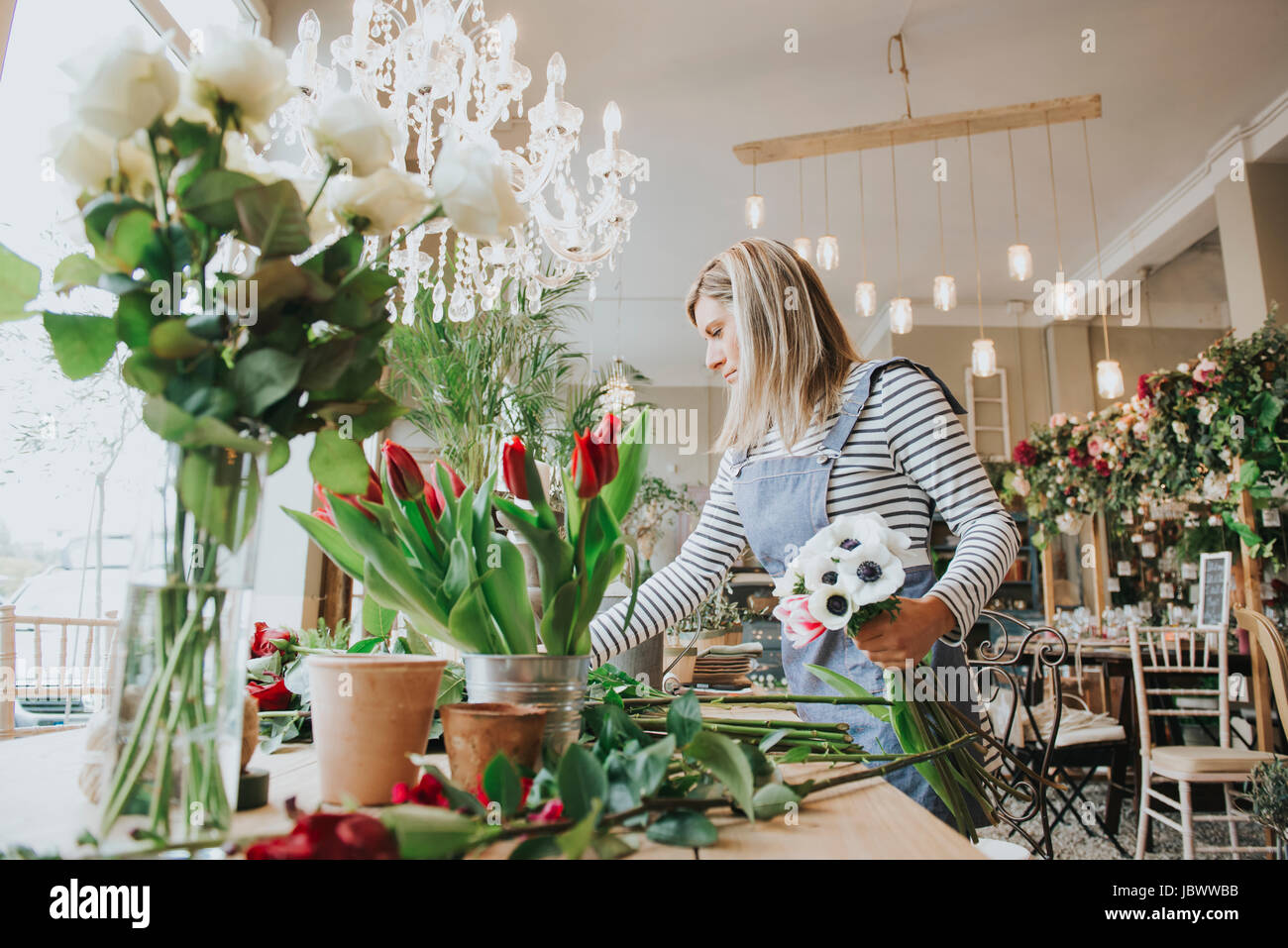 Mid section female florist hi-res stock photography and images - Alamy