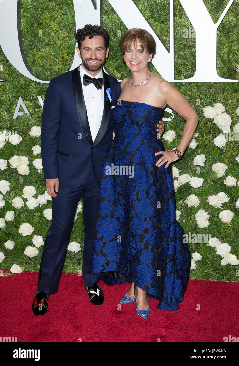 New York, USA. 11th Jun, 2017. Brandon Uranowitz and guest attend Tony ...