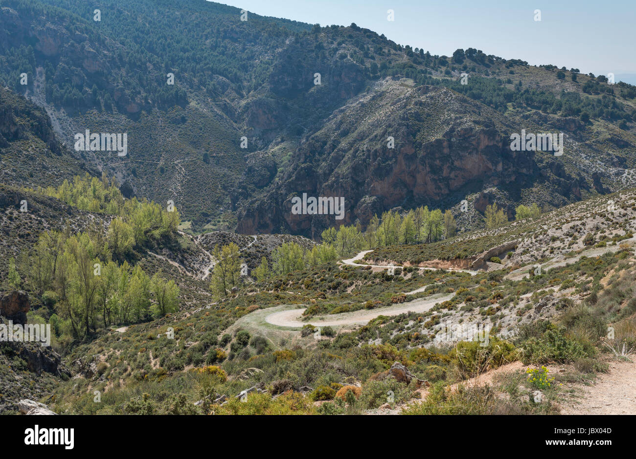 Landscape mountains spain trees hi-res stock photography and images - Alamy