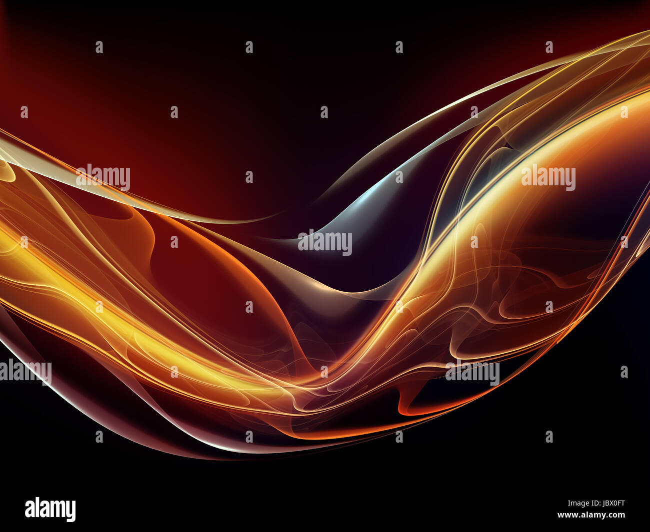 Fractal Wave series. Backdrop of fractal sine waves and color on the ...