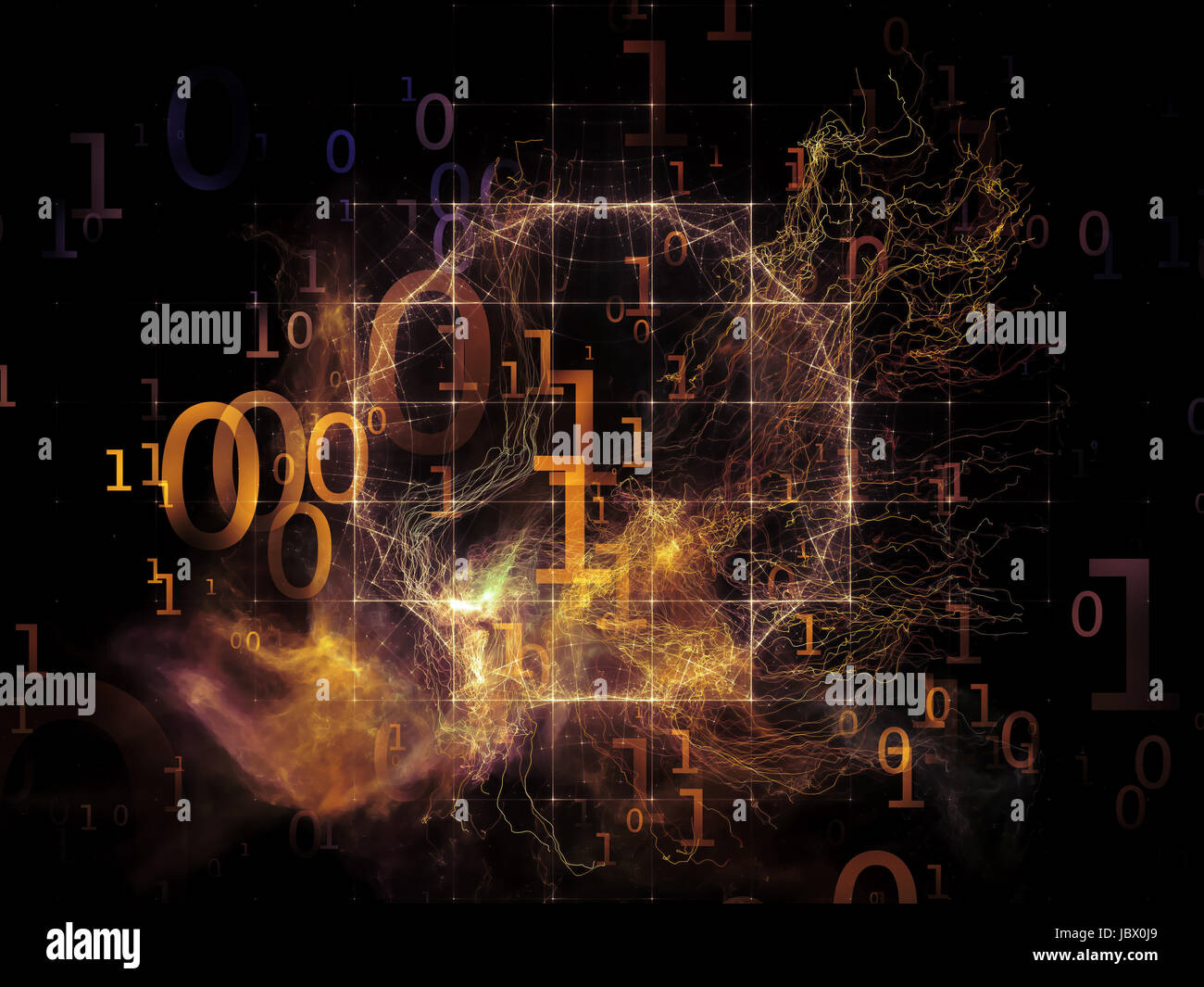 Number in Space series. Visually pleasing composition of numbers ...
