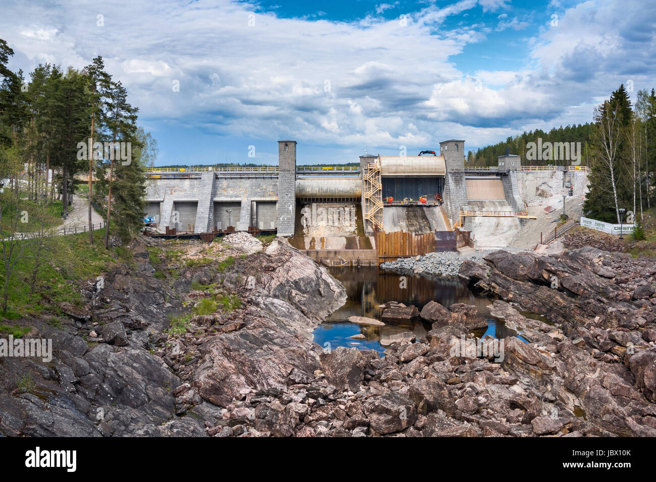 Dam in Imatra, Finland Stock Photo - Alamy