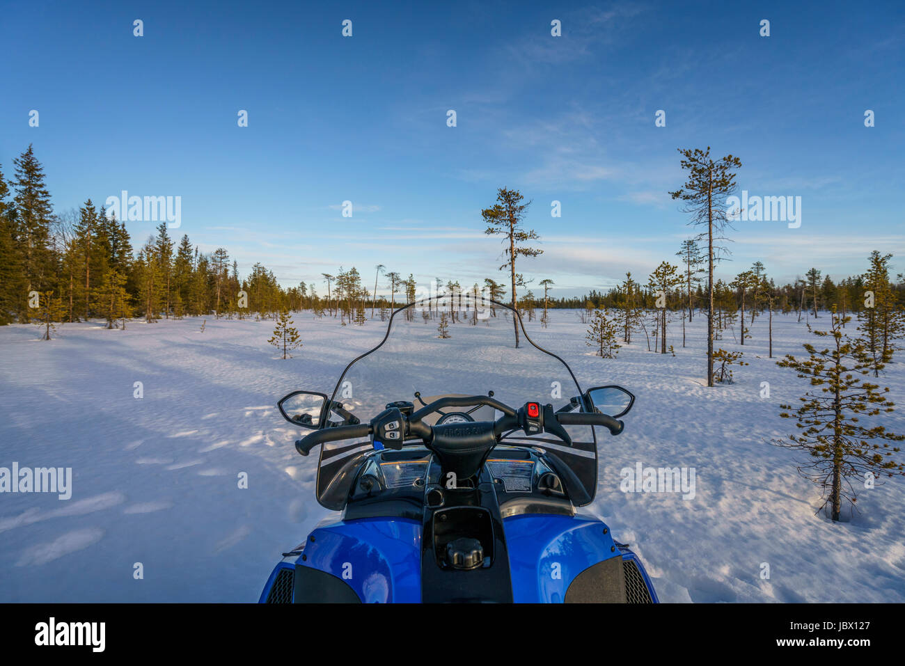 Snowmobiling Sweden High Resolution Stock Photography and Images - Alamy