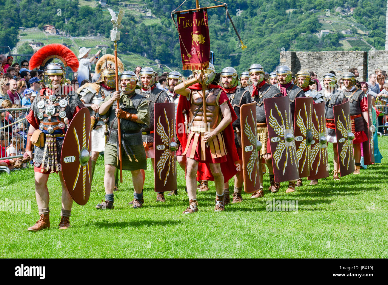 Roman centurion on guard hi-res stock photography and images - Alamy