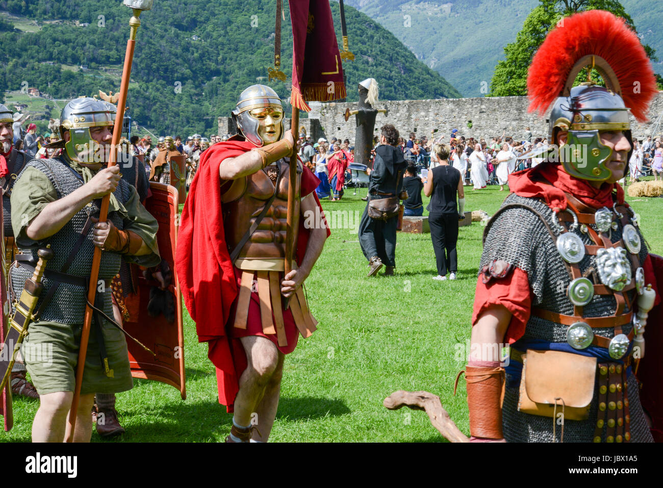 Roman centurion on guard hi-res stock photography and images - Alamy
