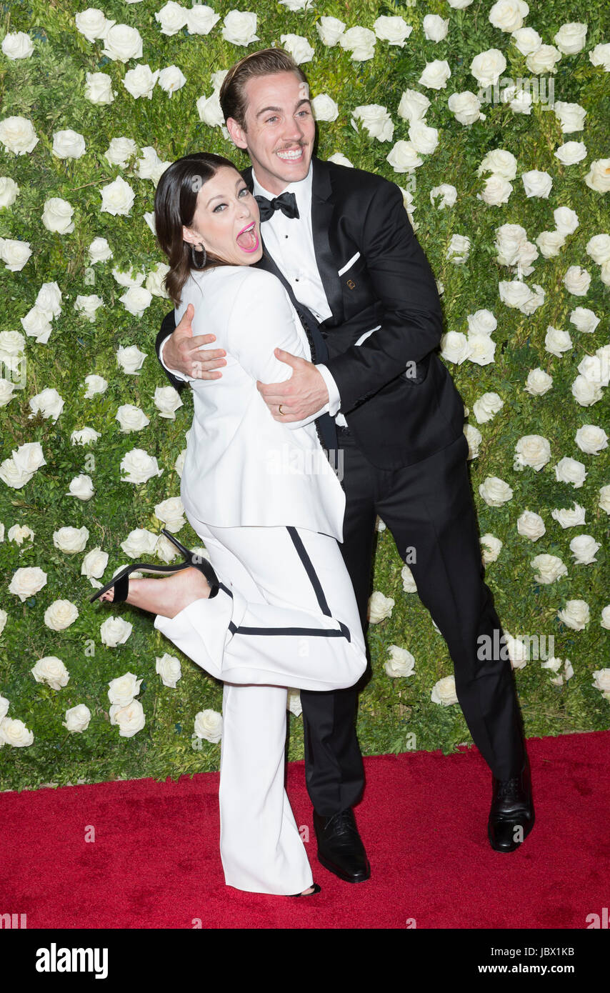 New York, USA. 11th Jun, 2017. Rachel Bloom and guest attend the 2017 ...