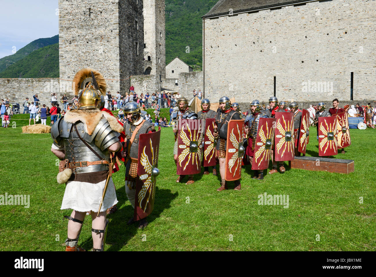 Roman centurion on guard hi-res stock photography and images - Alamy