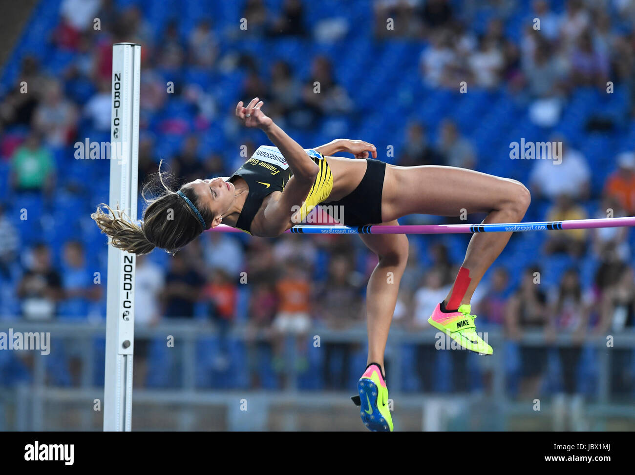 Alessia Trost competes in High Jump at Golden Gala,IAAF, Diamond League ...