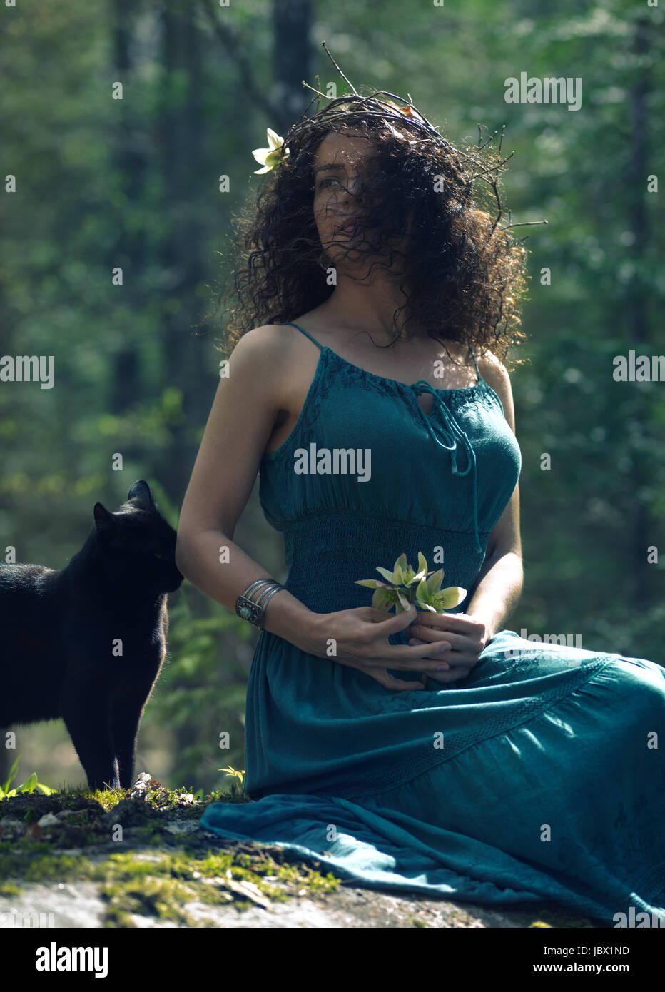 Adult beautiful women trees hi-res stock photography and images - Alamy