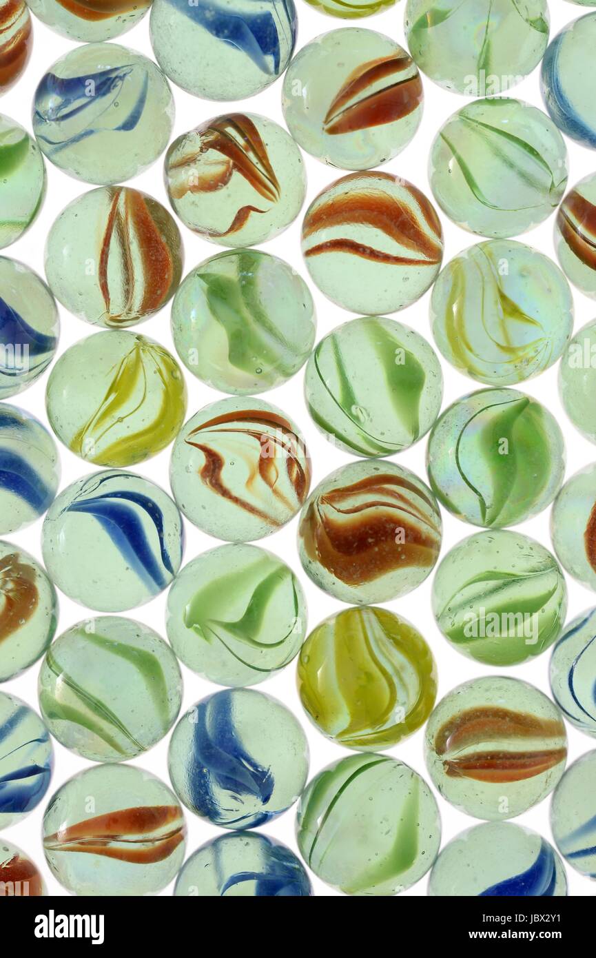 A close up shot of glass marbles Stock Photo - Alamy