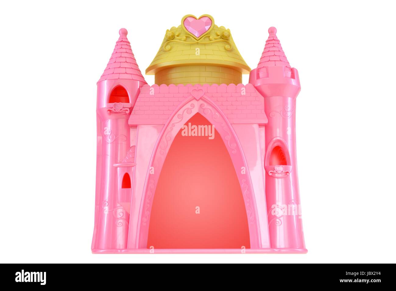 A close up shot of a toy castle Stock Photo - Alamy