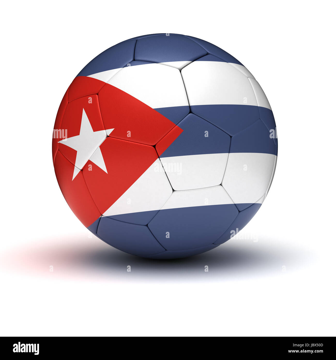 Cuban Football (isolated with clipping path Stock Photo - Alamy