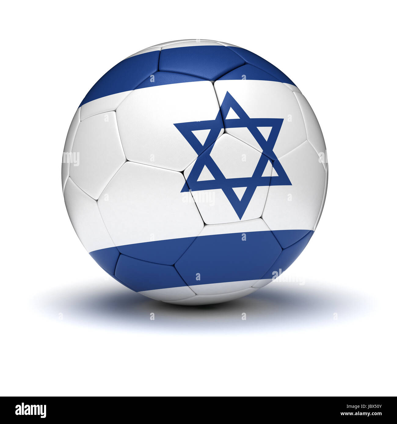 Israeli Football (isolated with clipping path Stock Photo - Alamy