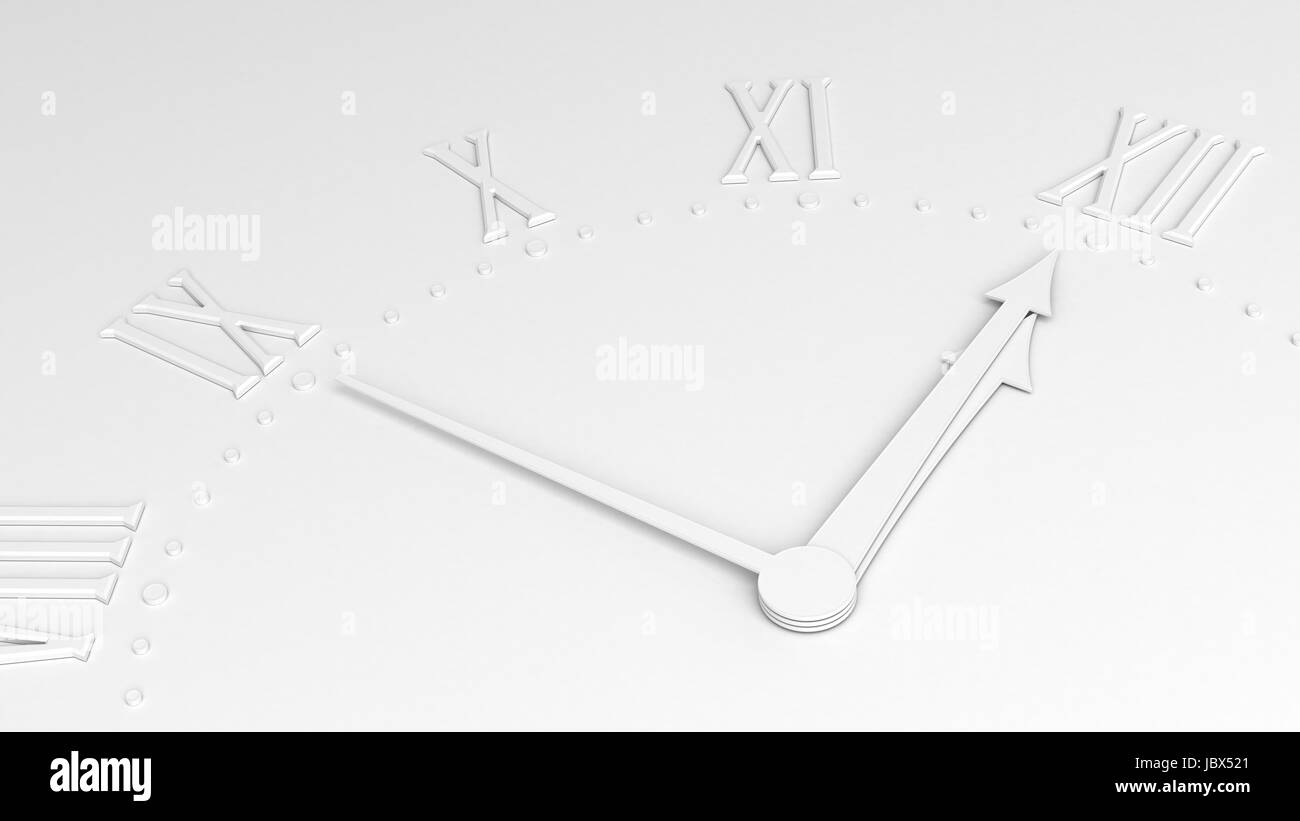 Uncolored clock hi-res stock photography and images - Alamy
