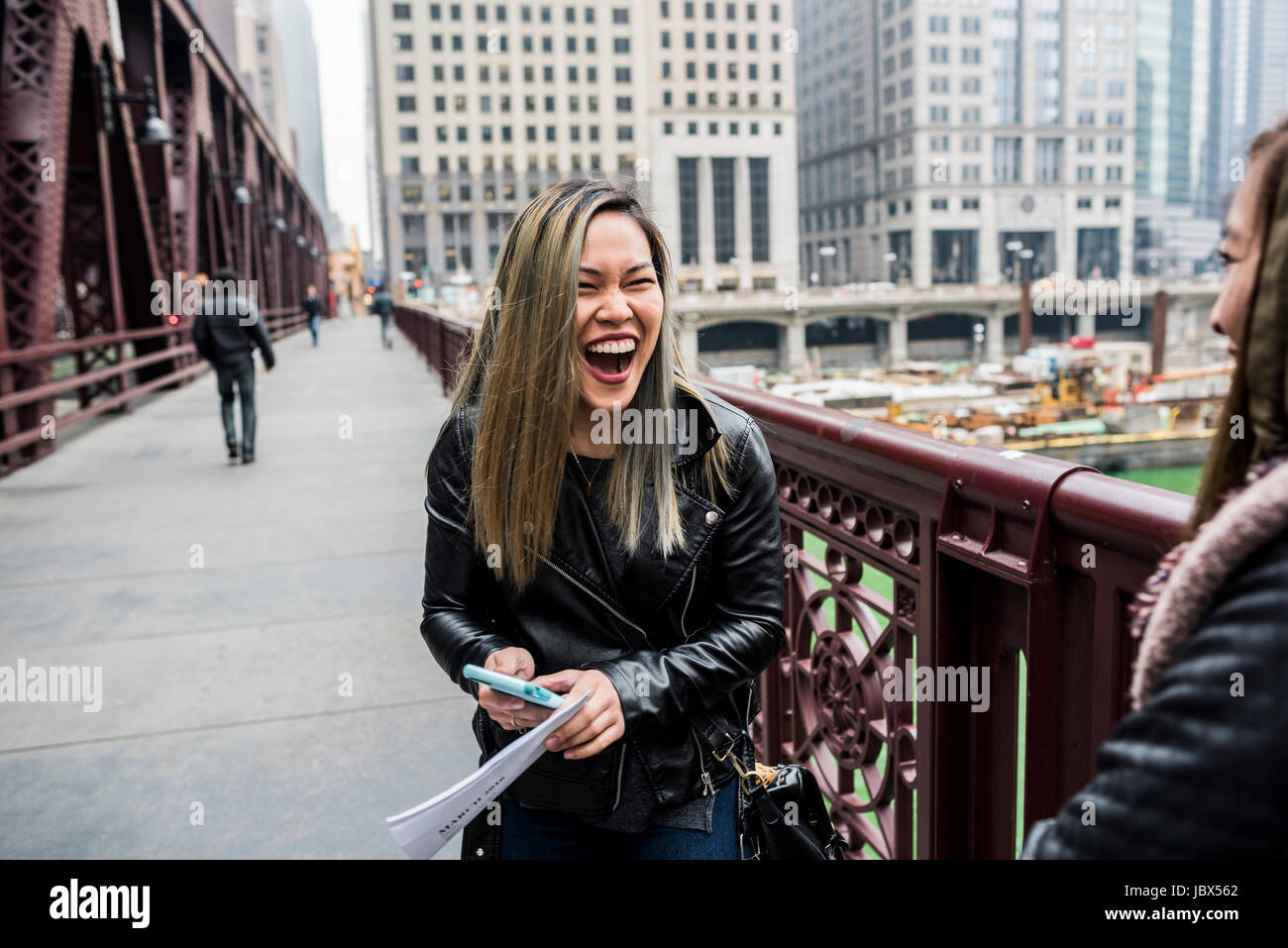 Friends standing bridge hi-res stock photography and images - Alamy