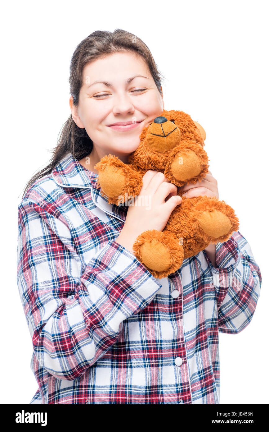 Cuddle bear girl hi-res stock photography and images - Alamy