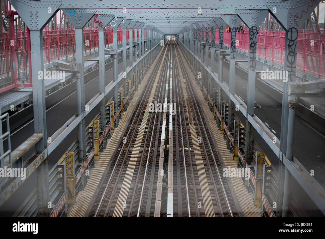 Subway platform, New York, USA Stock Photo - Alamy