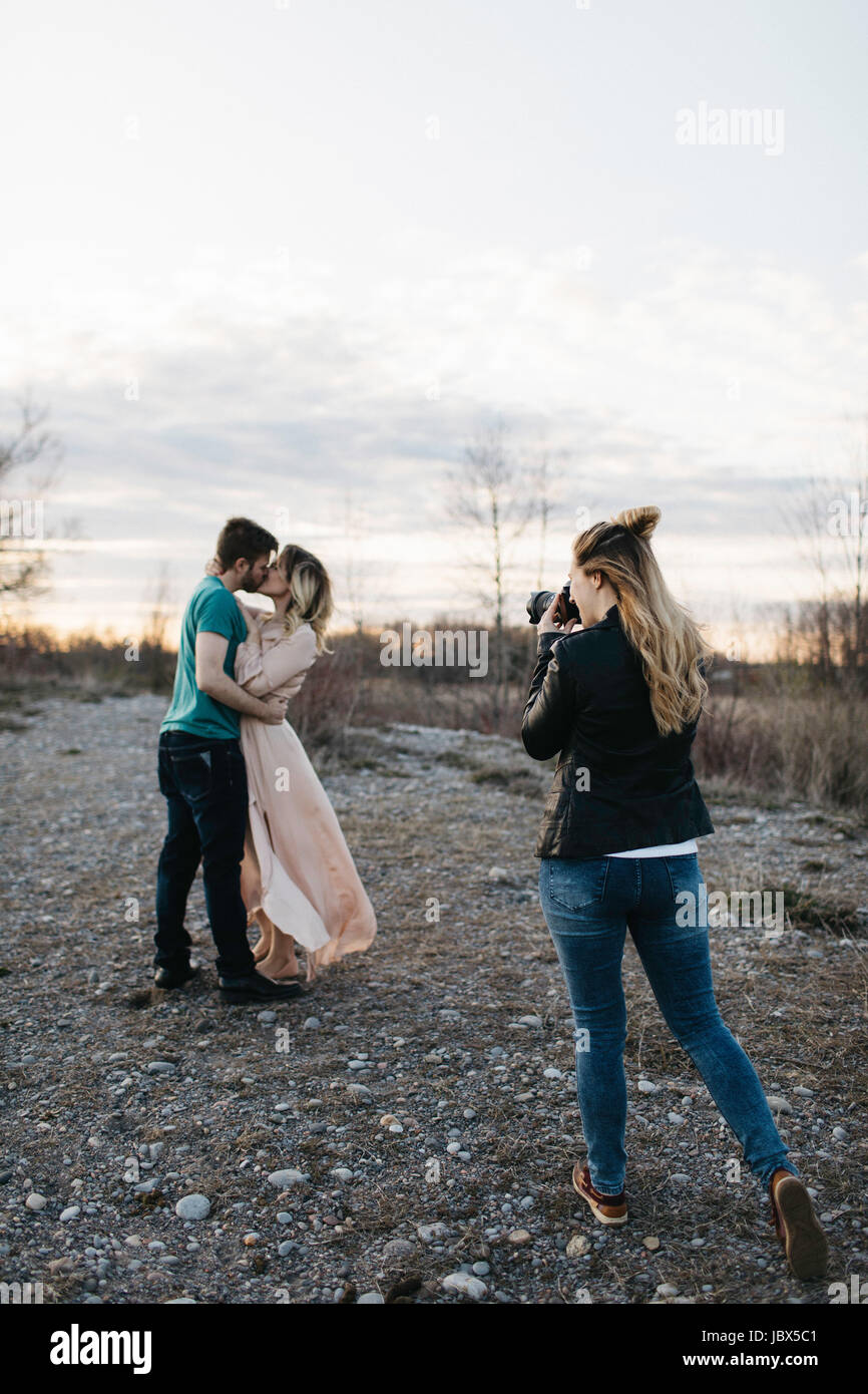 Female photographer in rural setting hi-res stock photography and ...