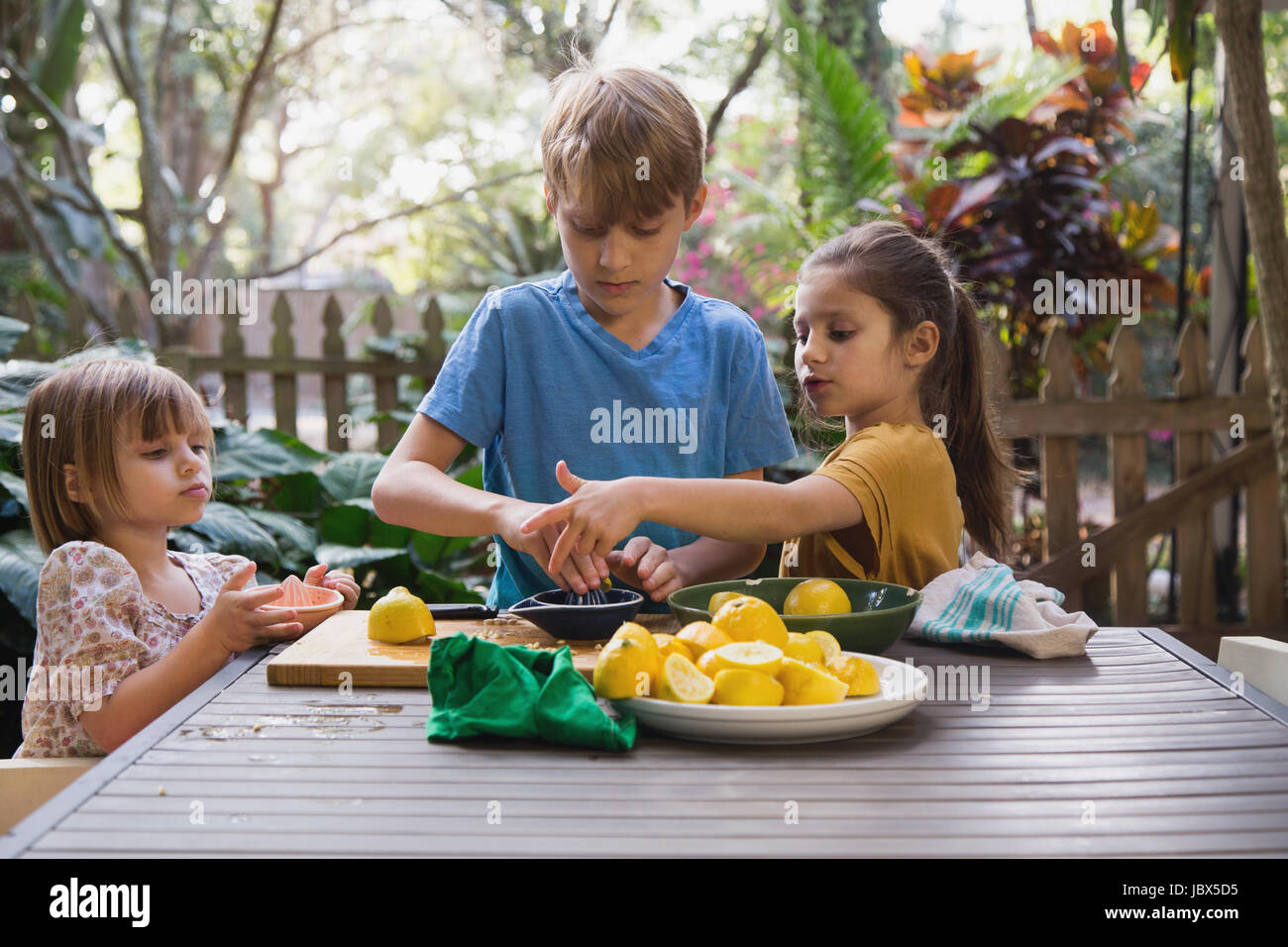 Boy with lemonade hi-res stock photography and images - Alamy