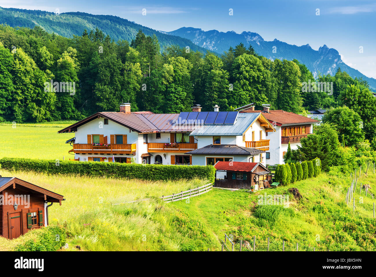 house and hiking Stock Photo - Alamy