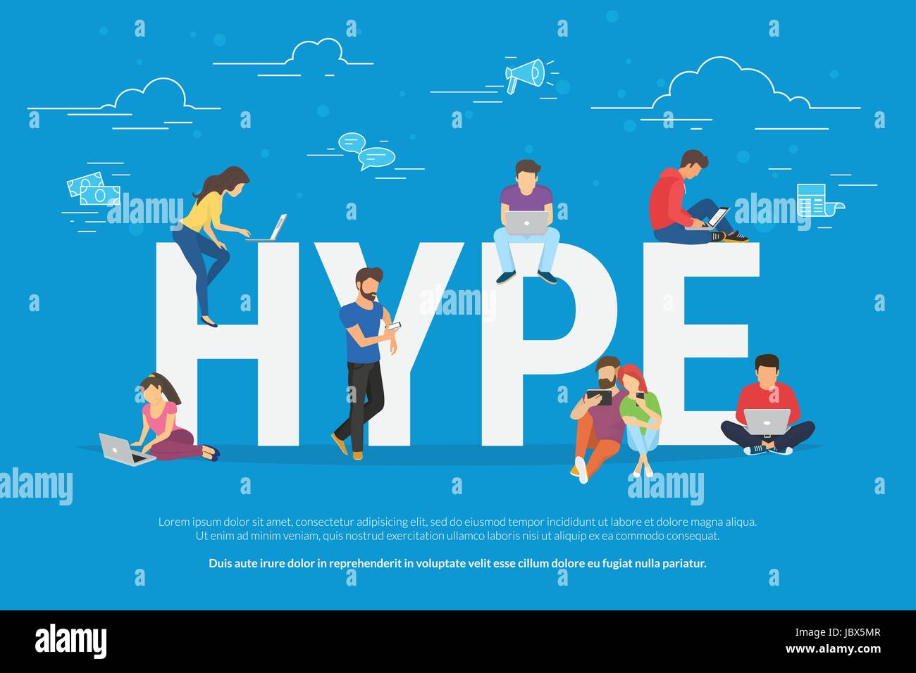 Hyping hi-res stock photography and images - Alamy