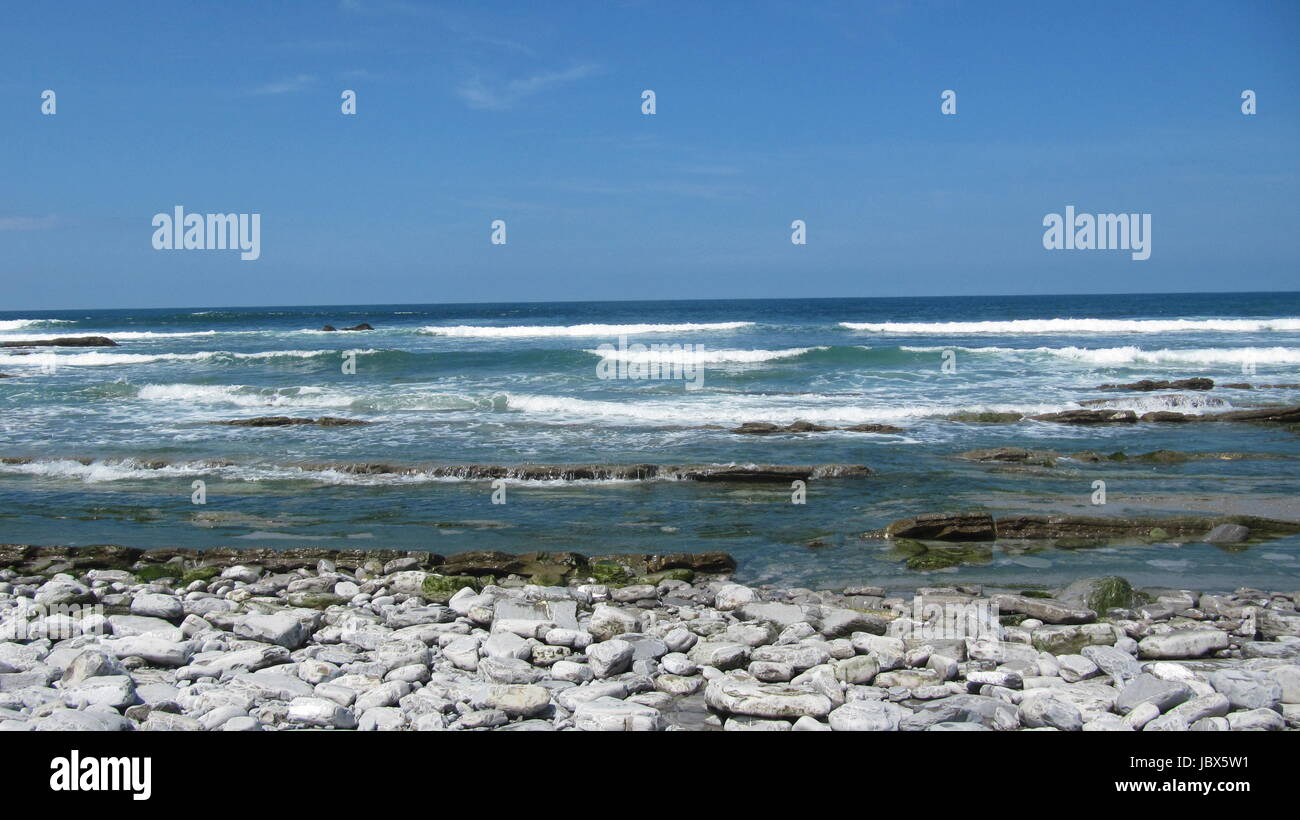 coastal path to saint jean de luz,basque country / france Stock Photo ...