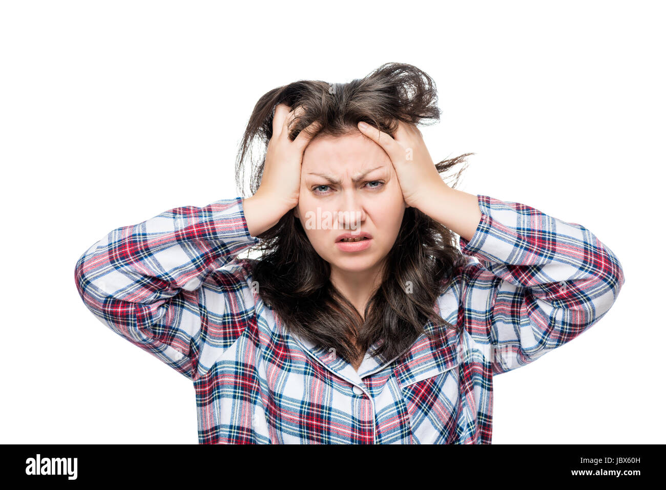 Disheveled woman hi-res stock photography and images - Alamy