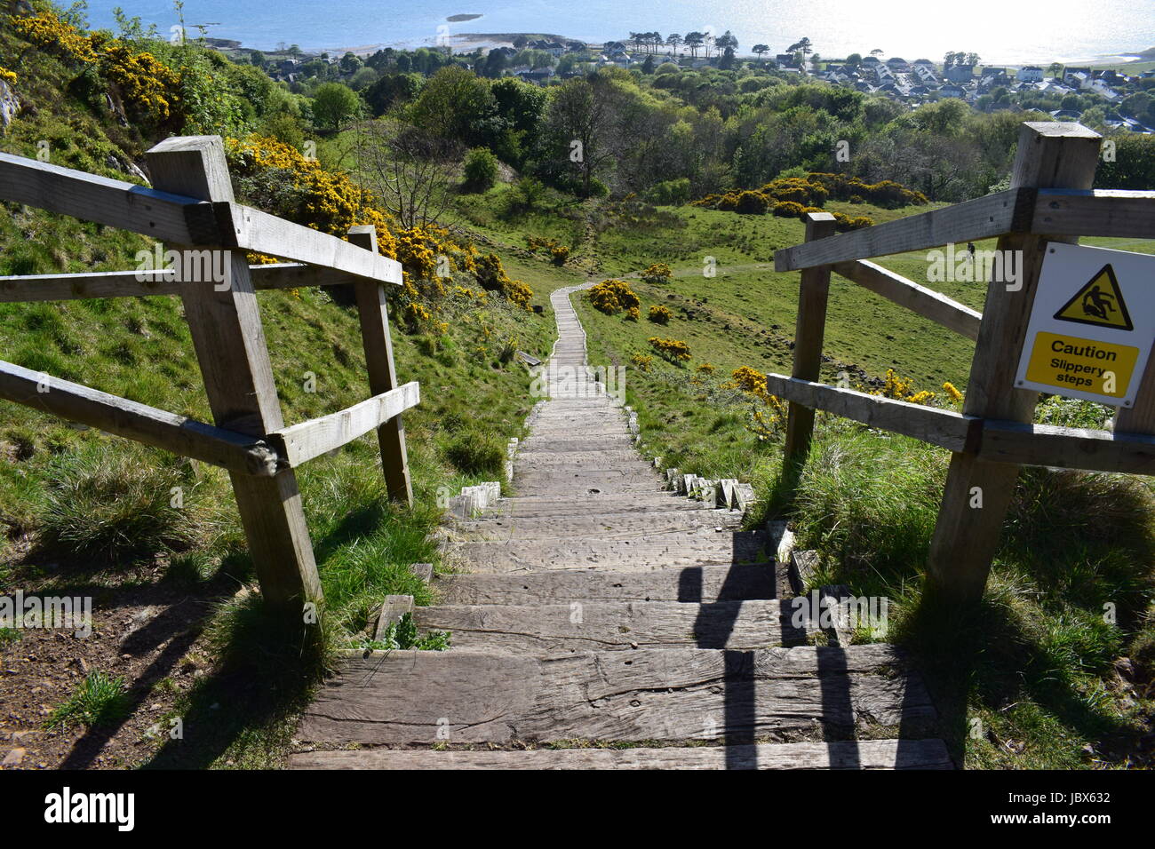 Stairs on a mountain hi-res stock photography and images - Alamy