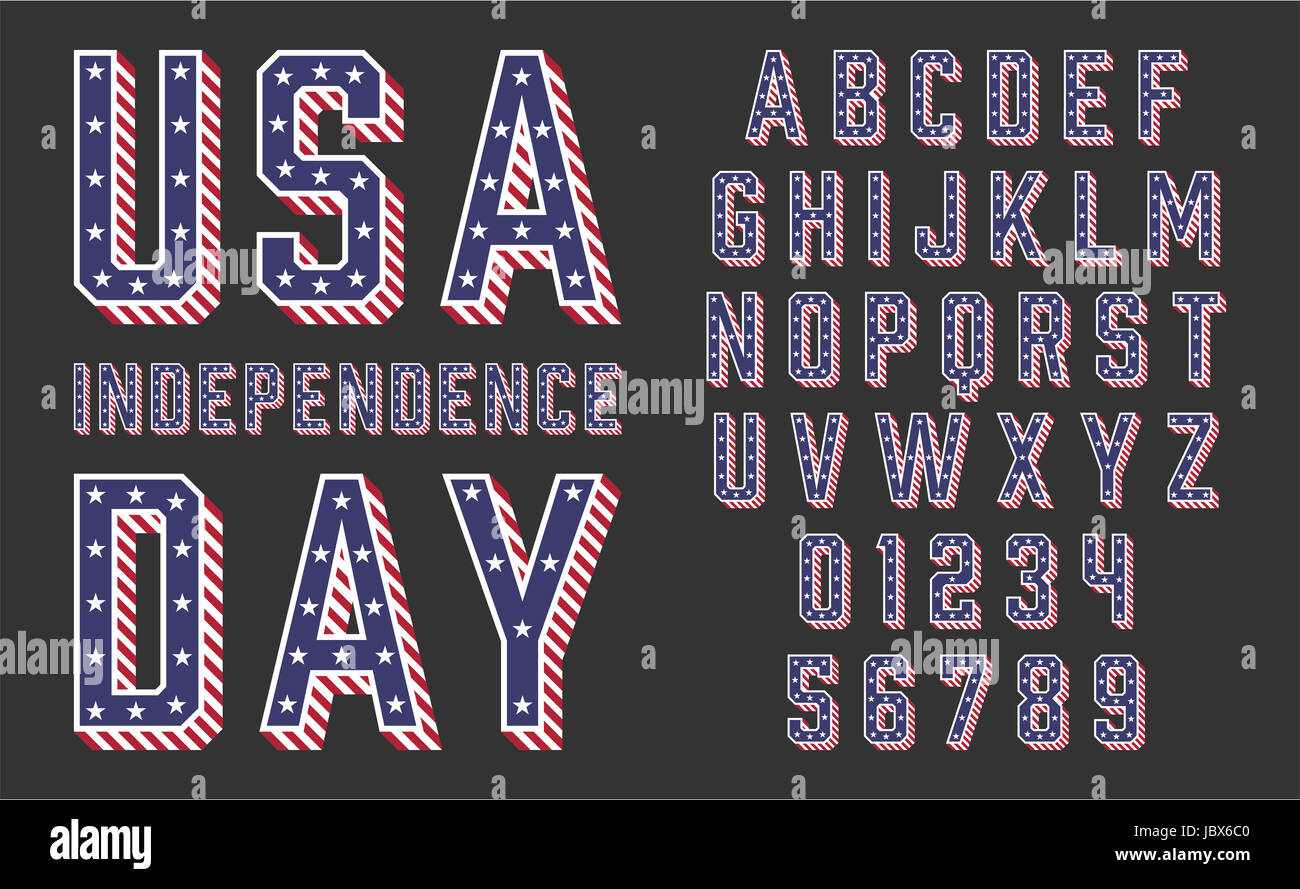 National flag font hi-res stock photography and images - Alamy