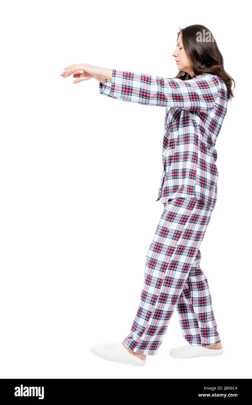 Sleepwalking woman Cut Out Stock Images & Pictures - Alamy