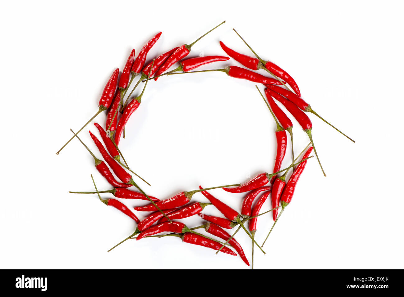chilli in a circle Stock Photo - Alamy