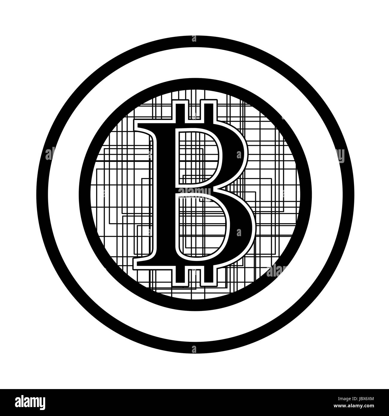 Gold coin vector vectors Black and White Stock Photos & Images - Alamy