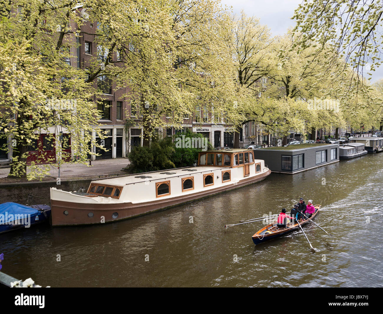 Prinsengracht in Amsterdam, Provinz Nordholland, Niederlande ...