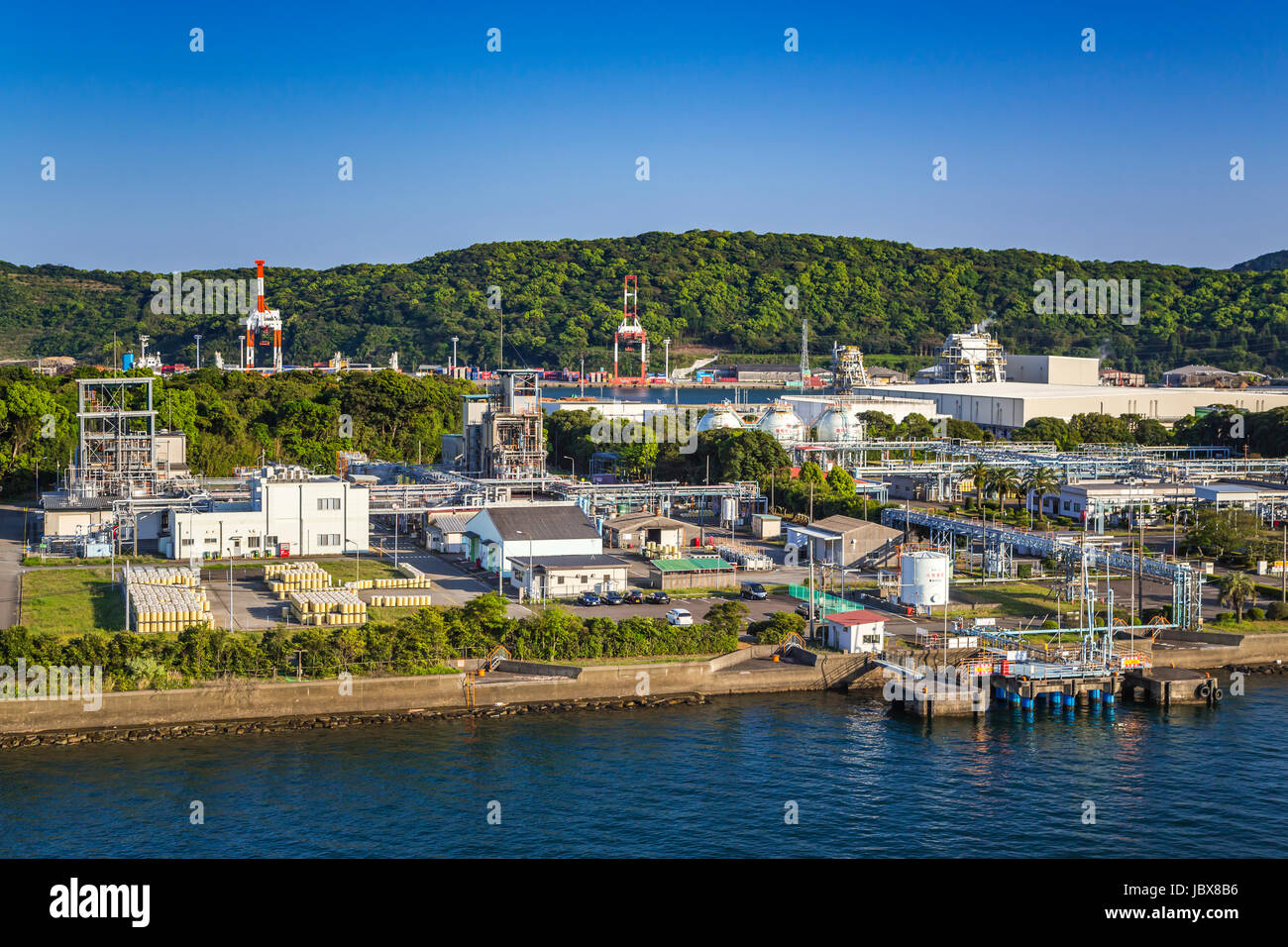 The Hososhima, Myazaki port, on the eastern coast of the Miyazaki ...