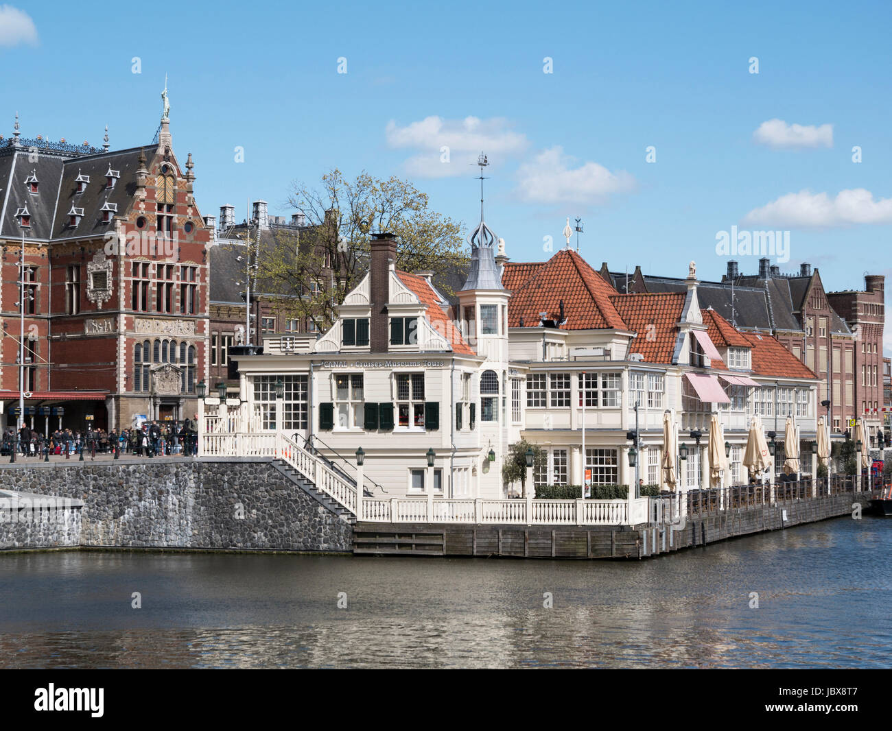 Café Loetje and Canal Tours at central station, Amsterdam, Province ...