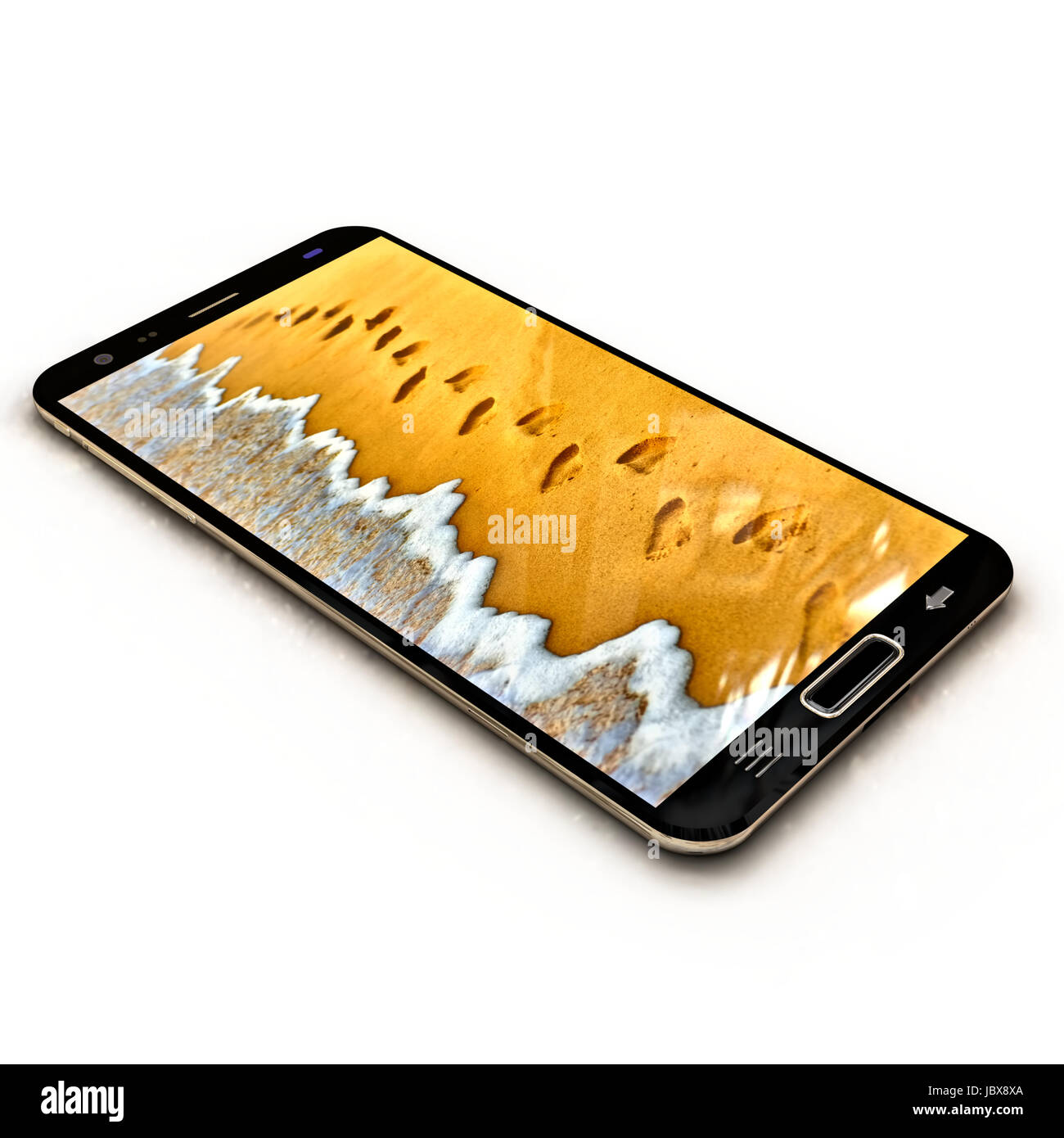 Cell phone 3d image sea hi-res stock photography and images - Alamy