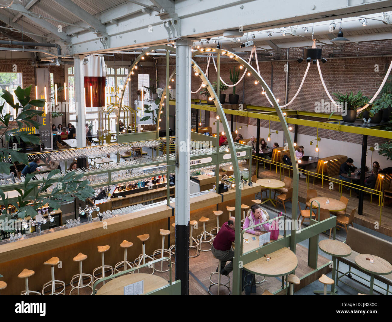 former tram depot De Hallen, Hallen Kwartier, Amsterdam. Province North ...