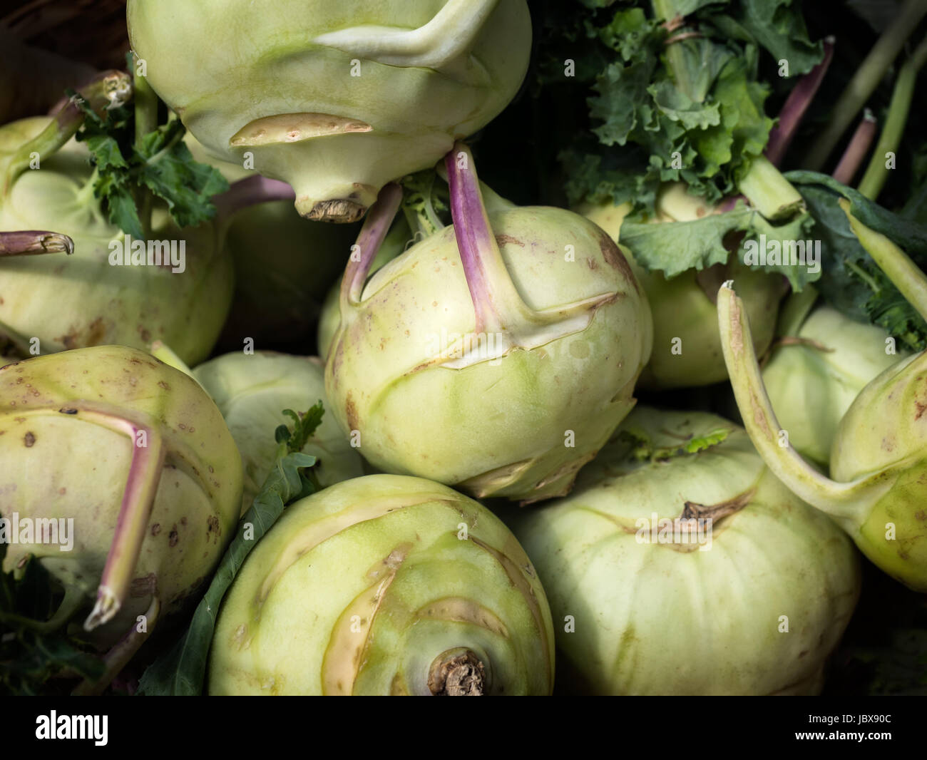 Fresh turnips with leaves hi-res stock photography and images - Alamy