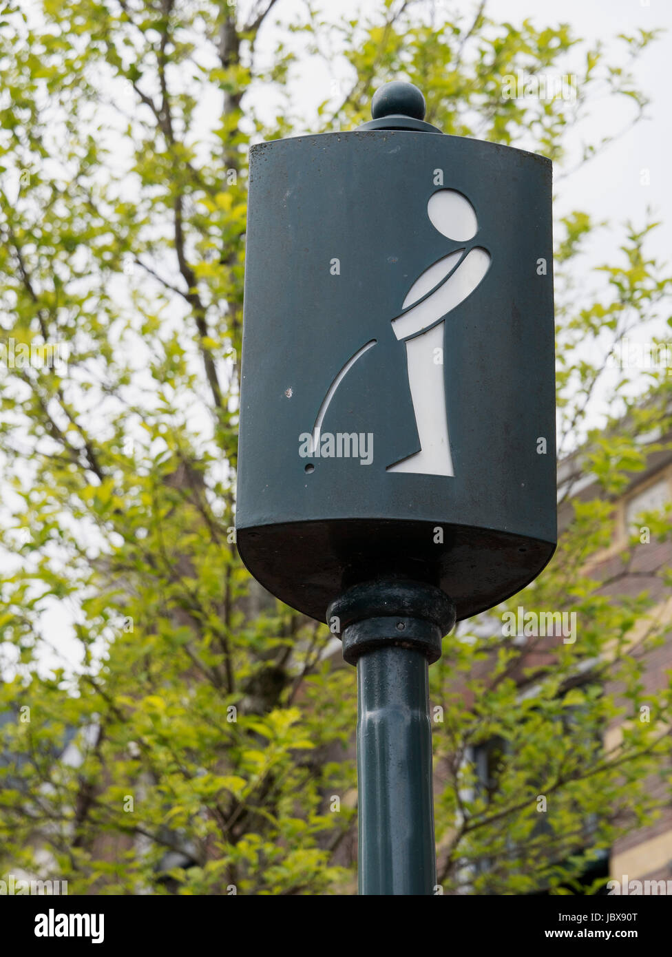 Public toilet at Oudezijdrs Vorburgwal, Amsterdam, Province North ...
