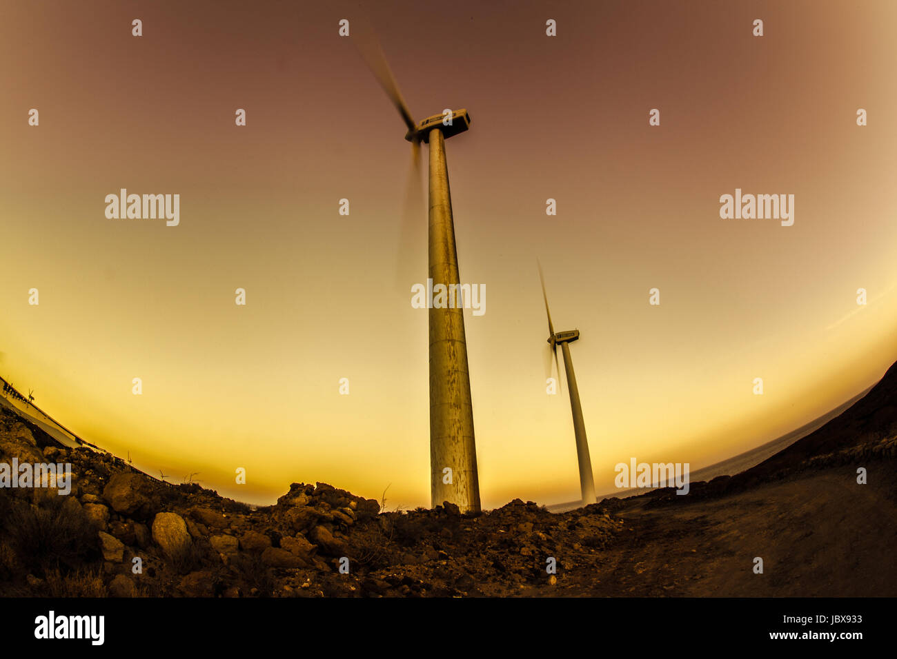 Wind energy facility powerhouse power plant power station wind turbine ...