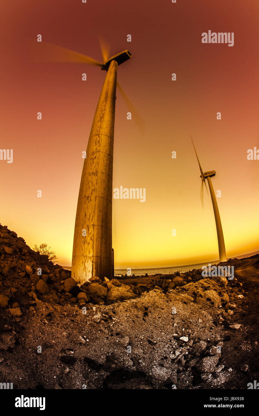 Wind energy facility powerhouse power plant power station wind turbine ...