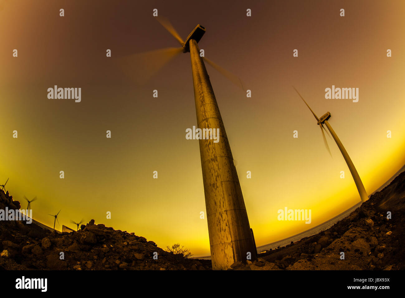 Wind energy facility powerhouse power plant power station wind turbine ...