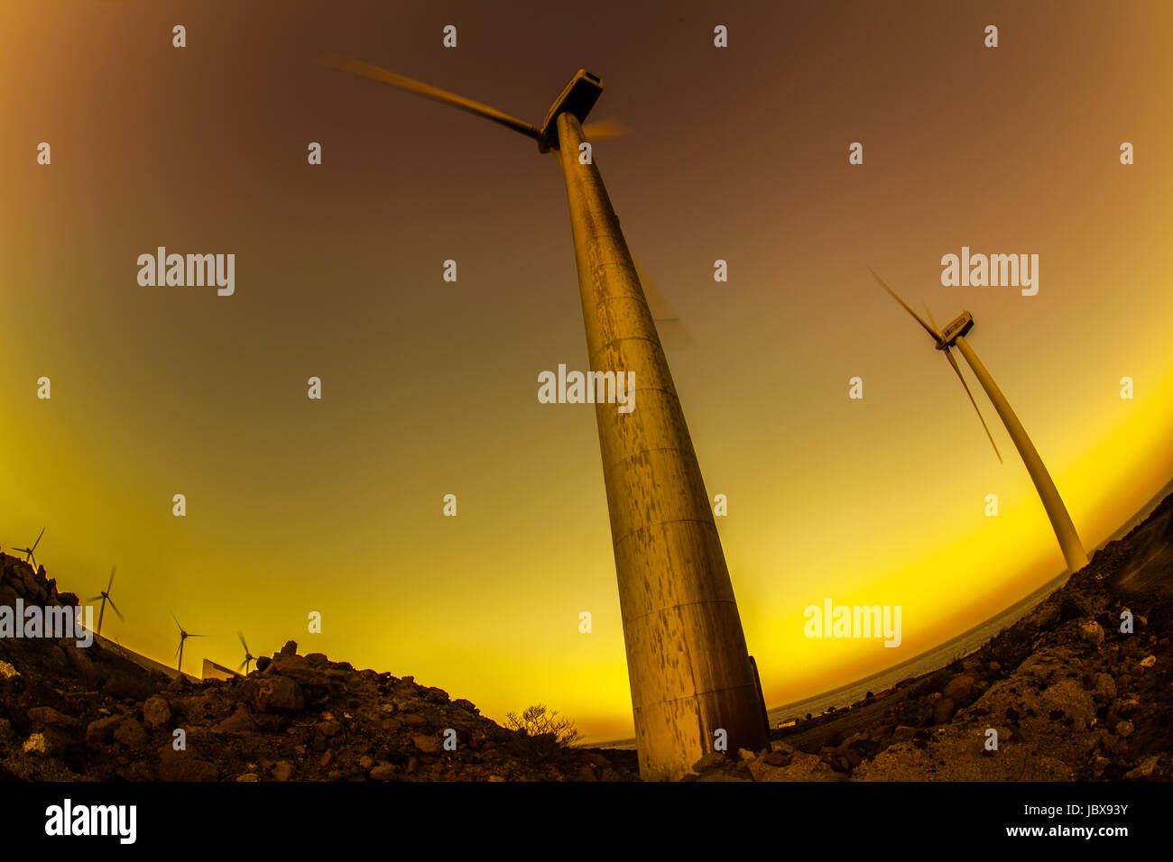 Wind energy facility powerhouse power plant power station wind turbine ...