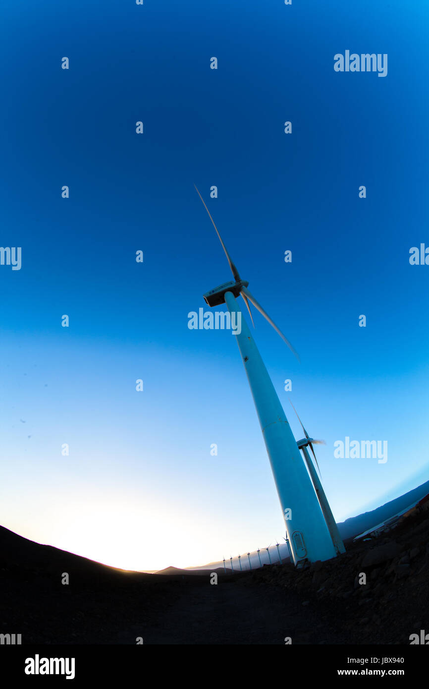 Wind energy facility powerhouse power plant power station wind turbine ...