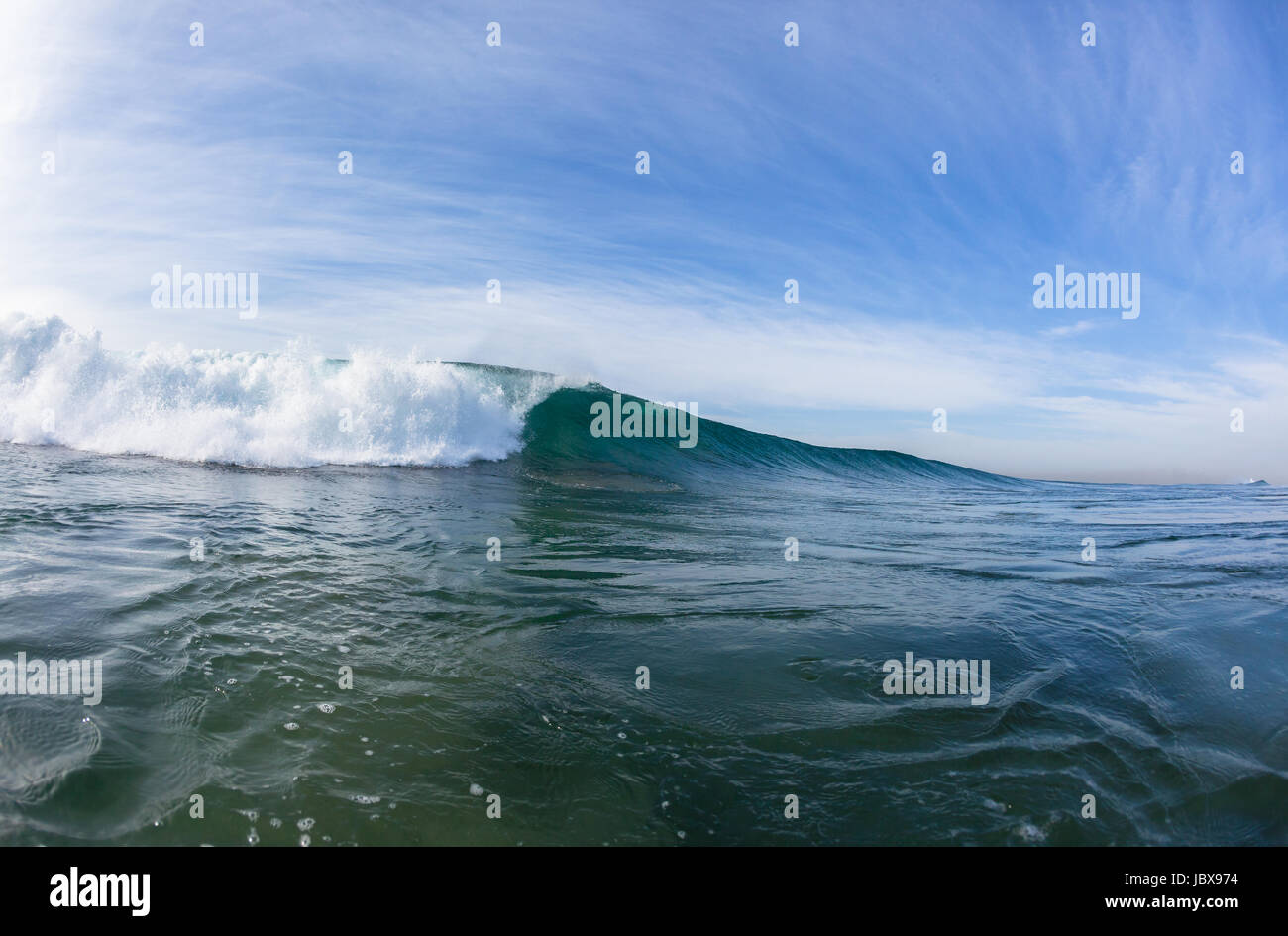Wave closeup crashing water ocean swimming photo Stock Photo - Alamy