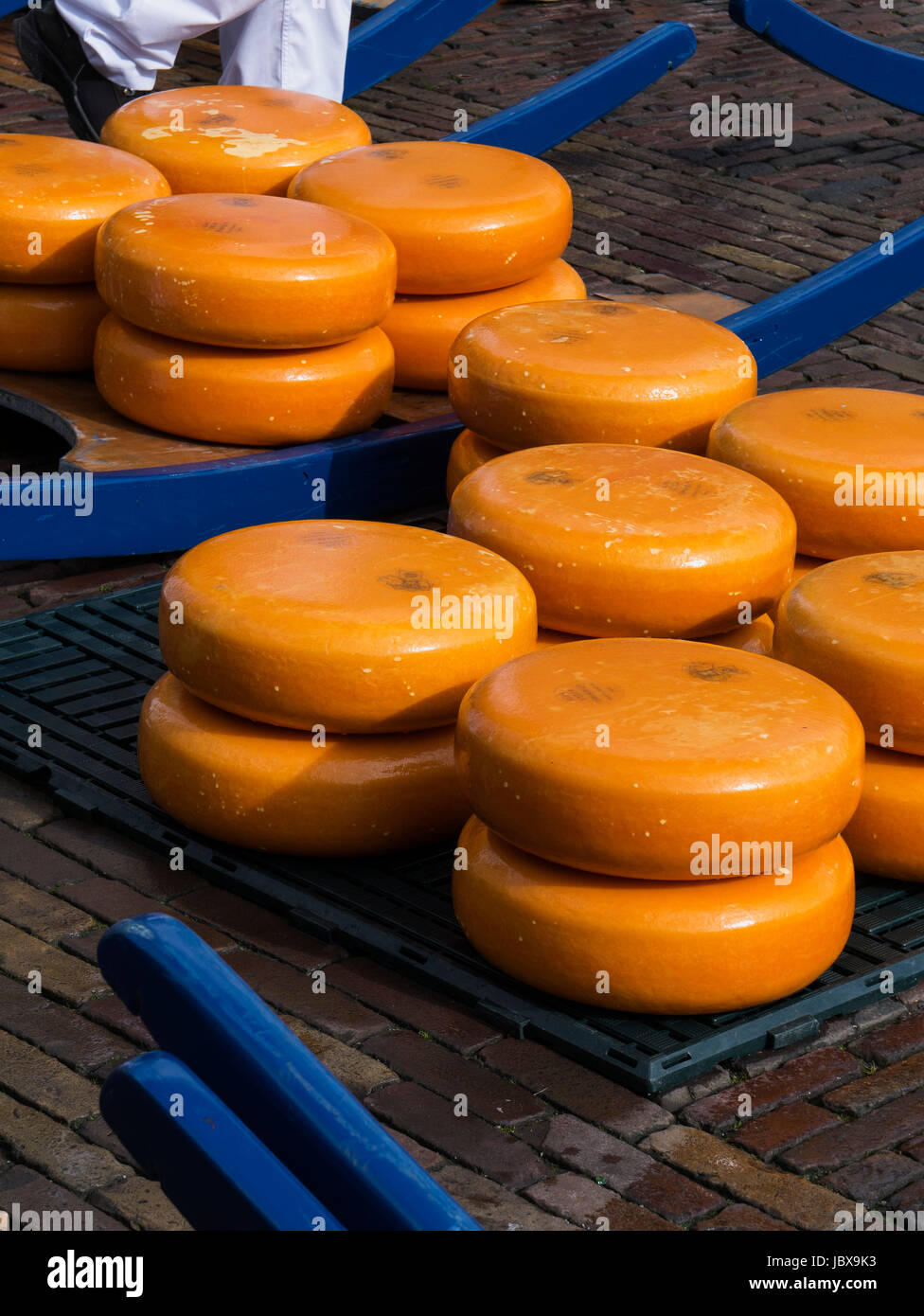 Kaasmarkt -Käsemarkt in Alkmaar, Provinz Nordholland, Niederlande ...