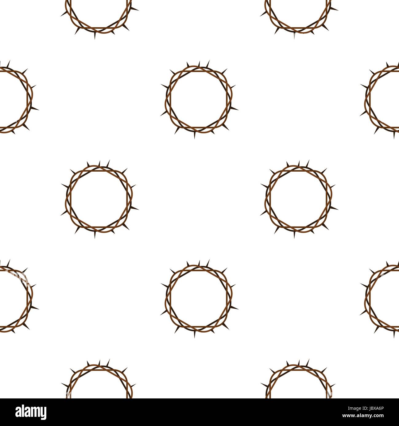 Crown of thorns pattern seamless Stock Vector Image & Art - Alamy
